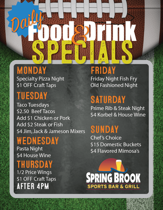 Specials and Promotions at our Restaurant near Wisconsin Dells | Spring ...